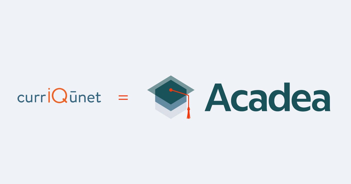 currIQūnet Rebrands as Acadea, Ushering in a Smarter Era for Curriculum ...
